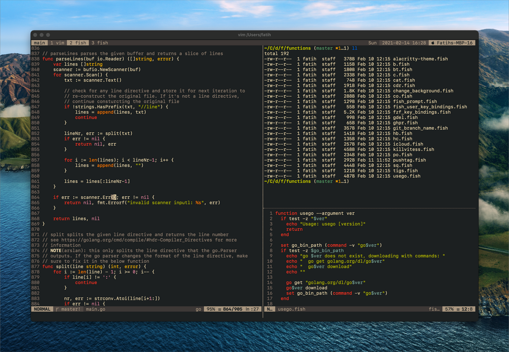 Automatic dark mode for terminal applications