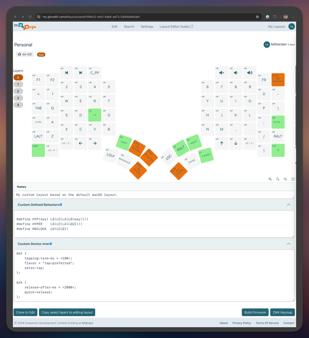 Review of the MoErgo Glove80 keyboard