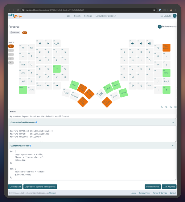 Review of the MoErgo Glove80 keyboard
